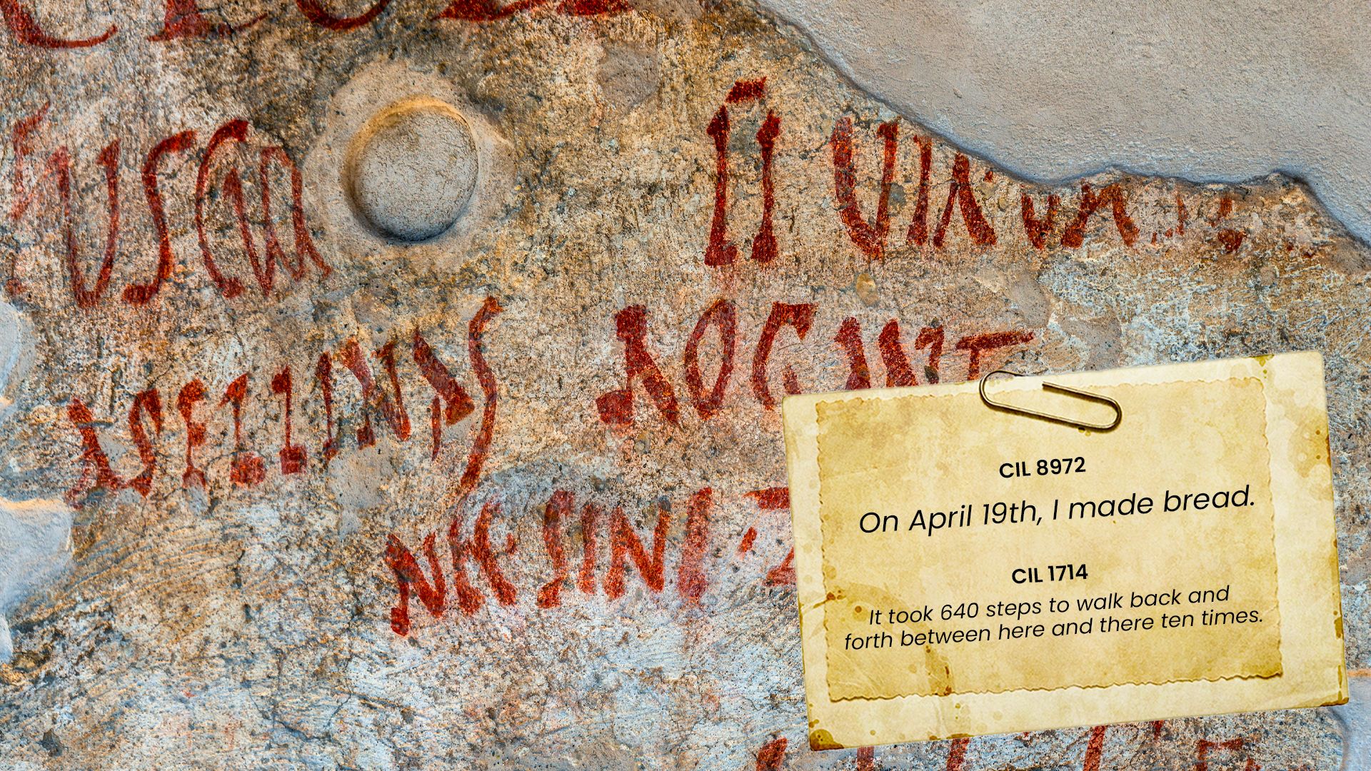 ポンペイイの陽気な古代の落書きは、彼らが私たちと同じように未熟（そして面白い）だったことを示しています